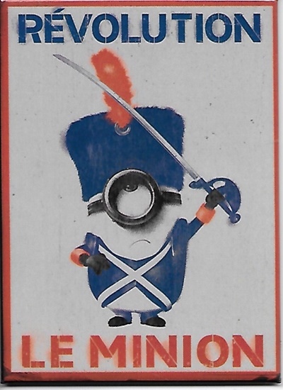 Minions Movie (French) Revolution Le Minion Refrigerator Magnet ...