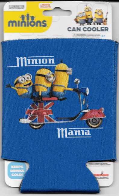 Minions Movie Stuart Kevin and Bob Minion Mania Beer Huggie Can Cooler ...