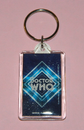 Doctor Who Diamond Name Logo Acrylic Keychain Key Ring | Starbase Atlanta