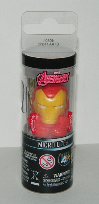 Marvel Comics Iron Man Figure Character Micro Lite Flashlite Toy ...