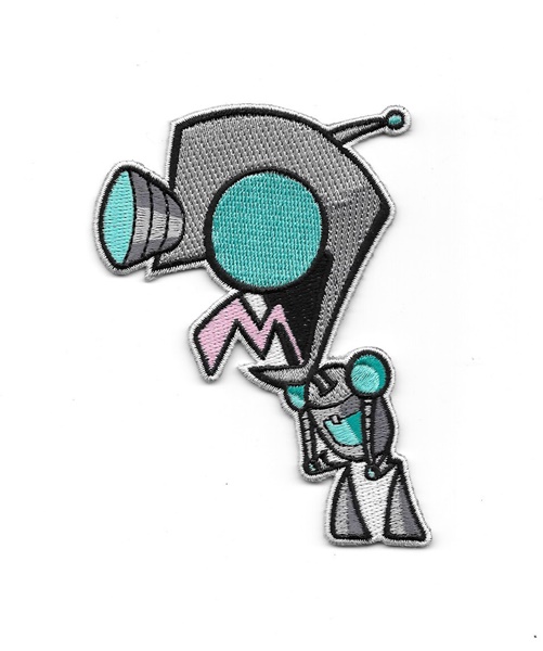 Invader Zim Animated TV Series Gir Robot Figure Embroidered Patch ...