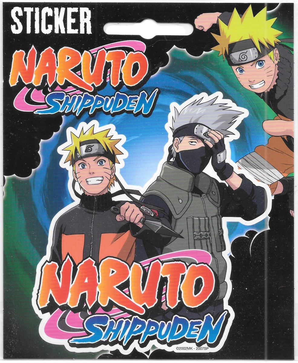 Naruto Anime Shonen Jump Shippuden Name Logo Sticker Decal NEW UNUSED ...