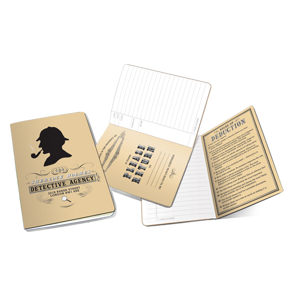 Sherlock Holmes Detective Agency Pocket NoteBook with Art Images ...