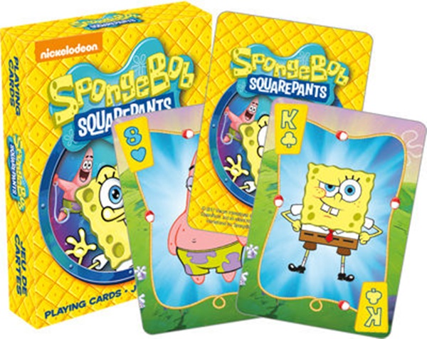SpongeBob SquarePants Animated Art Illustrated Playing Cards Set 52 ...