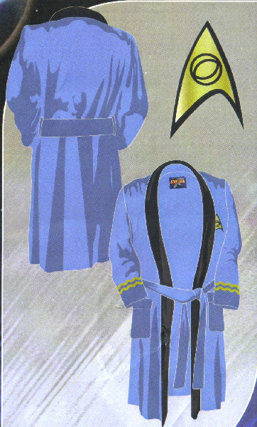 Star Trek TOS Mr. Spock Blue Uniform Bath Robe | Starbase Atlanta