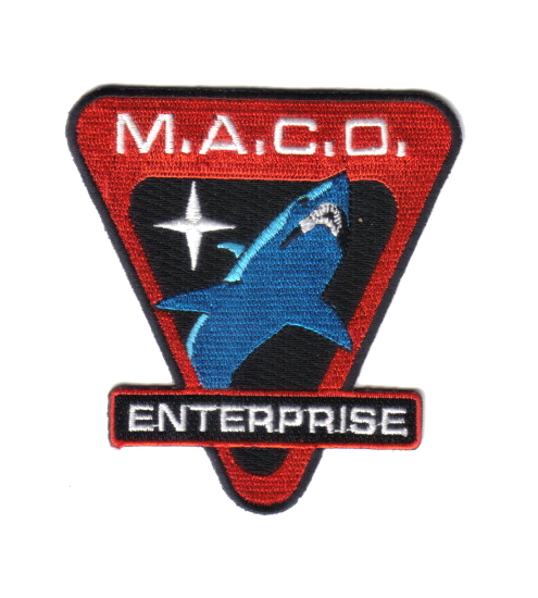 Star Trek Enterprise MACO Commandos Shark Logo Embroidered Patch ...