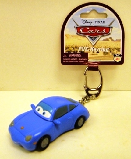 Walt Disney Cars Movie Sally Figural PVC Key Ring Keychain | Starbase ...