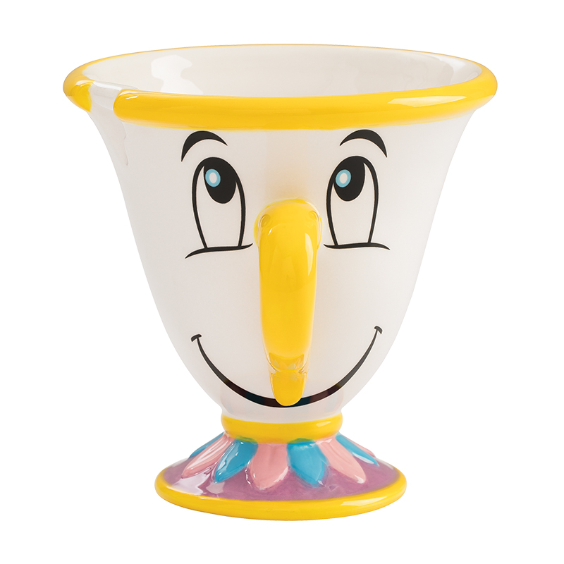 Walt Disney Beauty and the Beast Chip 8 oz Sculpted Ceramic Tea Cup NEW ...